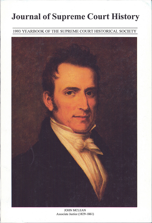 Journal of Supreme Court History | Supreme Court Historical Society
