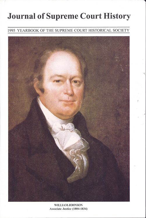 Journal of Supreme Court History | Supreme Court Historical Society