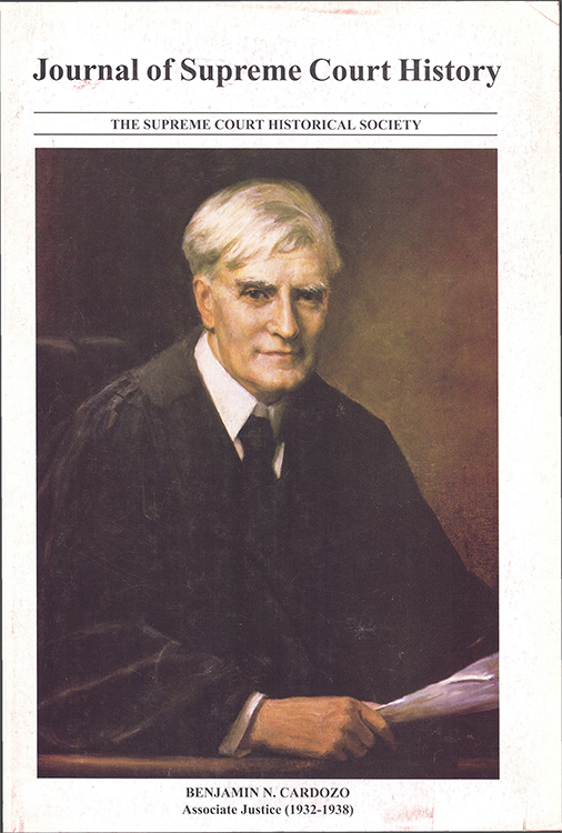 Journal of Supreme Court History | Supreme Court Historical Society