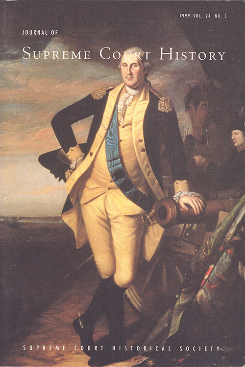 Journal of Supreme Court History | Supreme Court Historical Society