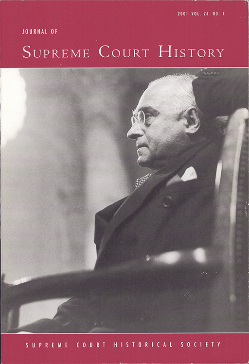 Journal of Supreme Court History | Supreme Court Historical Society