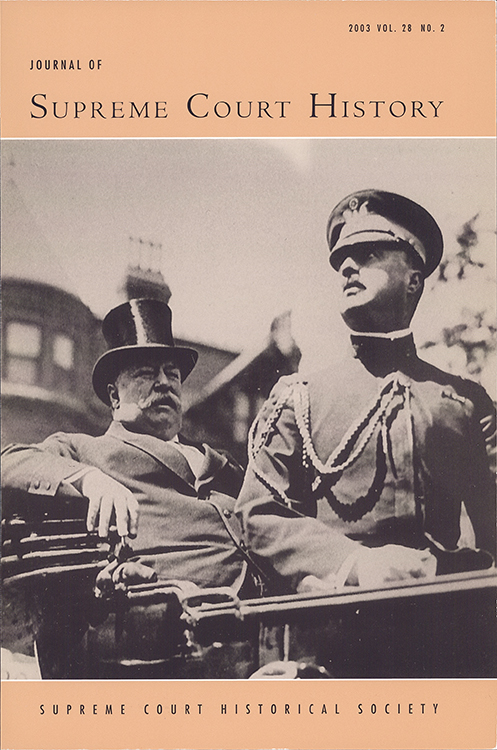 Journal of Supreme Court History | Supreme Court Historical Society