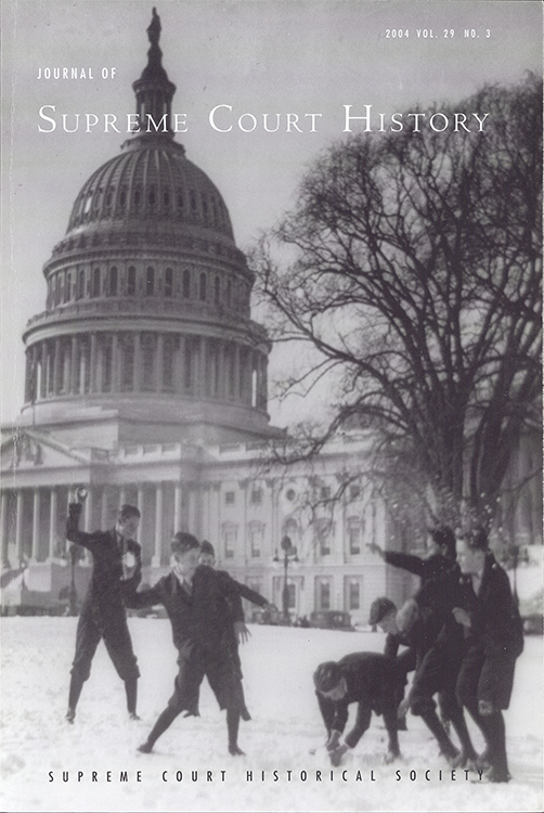 Journal of Supreme Court History | Supreme Court Historical Society