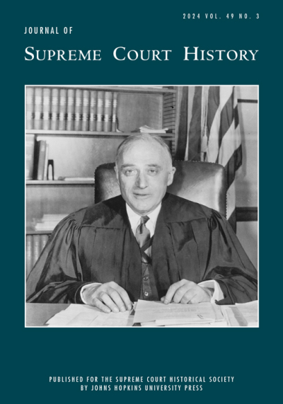 Journal of Supreme Court History | Supreme Court Historical Society
